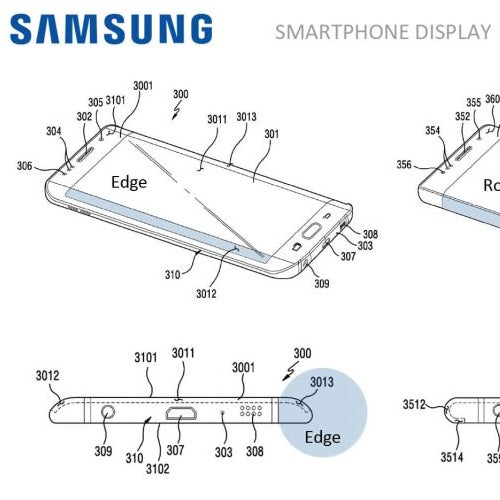 Samsung's latest patent reveals smartphone with fully curved display ...