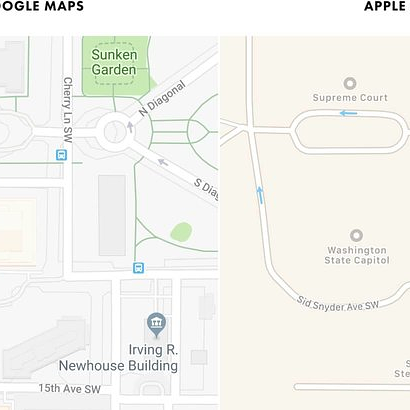 Google Maps still way ahead of Apple Maps in details and coverage ...