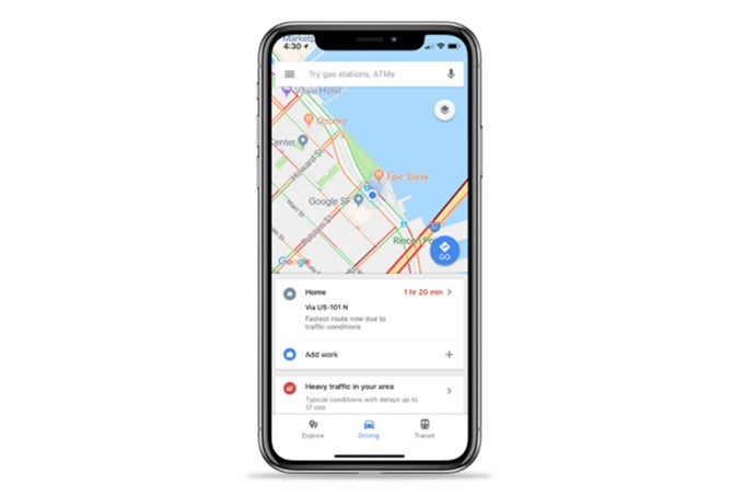 Google Maps for iOS update adds easy access to traffic info - PhoneArena
