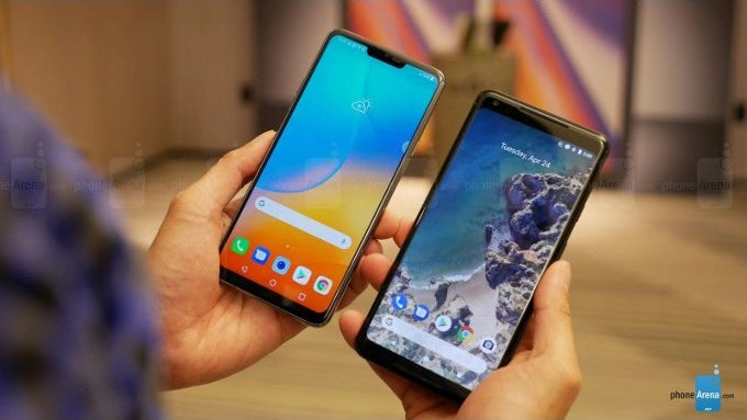 LG G7 ThinQ vs Google Pixel 2 XL: first look - PhoneArena