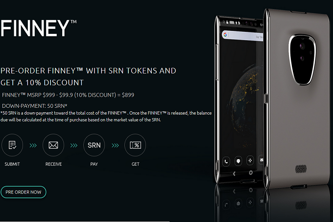 Finney, the first blockchain smartphone, features flagship specs and ...