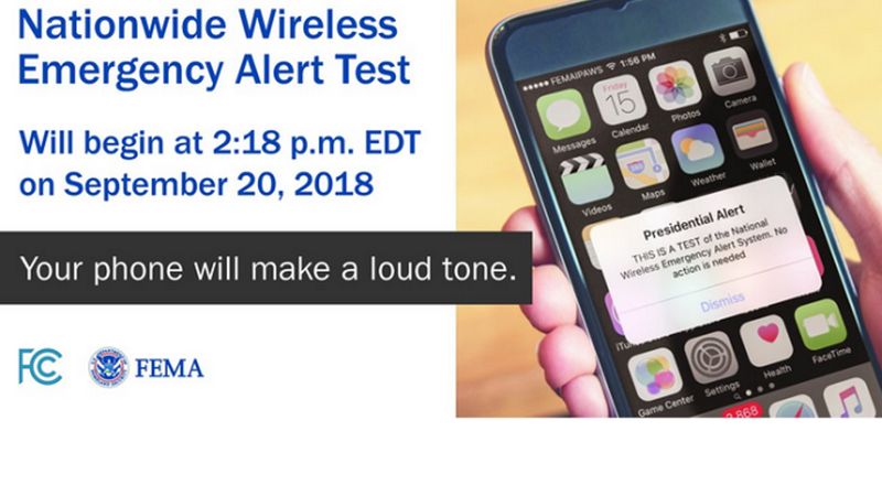Presidential Alert text message to test WEA is now delayed until next ...