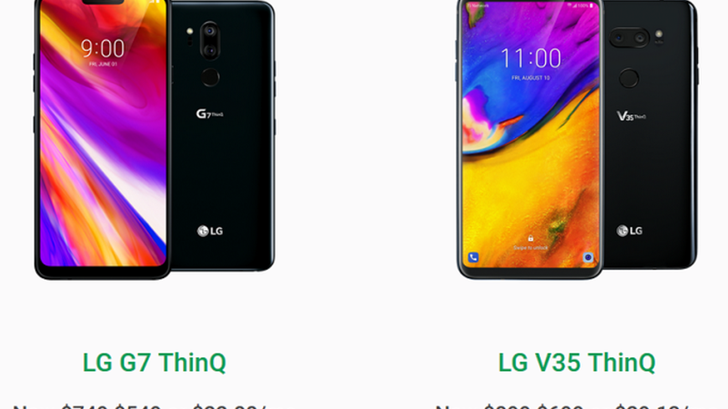 Project Fi takes $200 off the LG G7 ThinQ and the LG V35 ThinQ - PhoneArena