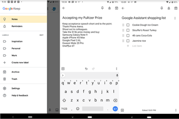 Notes app Google Keep is updated to add Material Design - PhoneArena