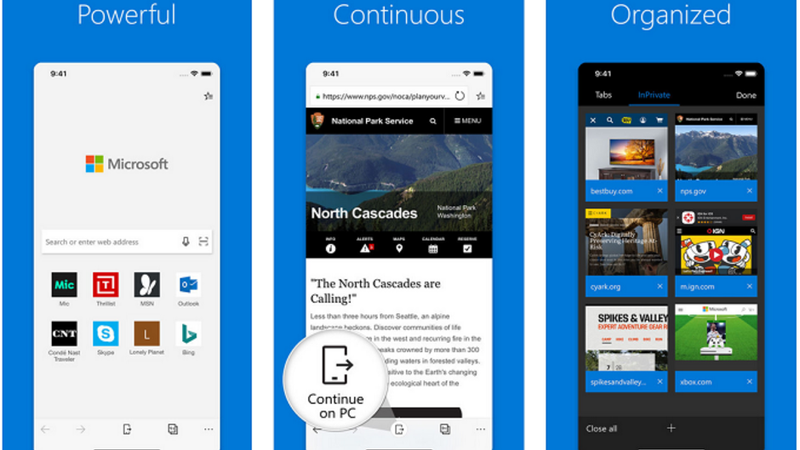 Update to iOS version of Microsoft Edge browser app adds support for ...