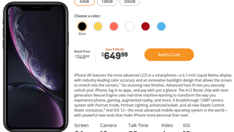 Save $100 on the Apple iPhone XR at Boost Mobile - PhoneArena