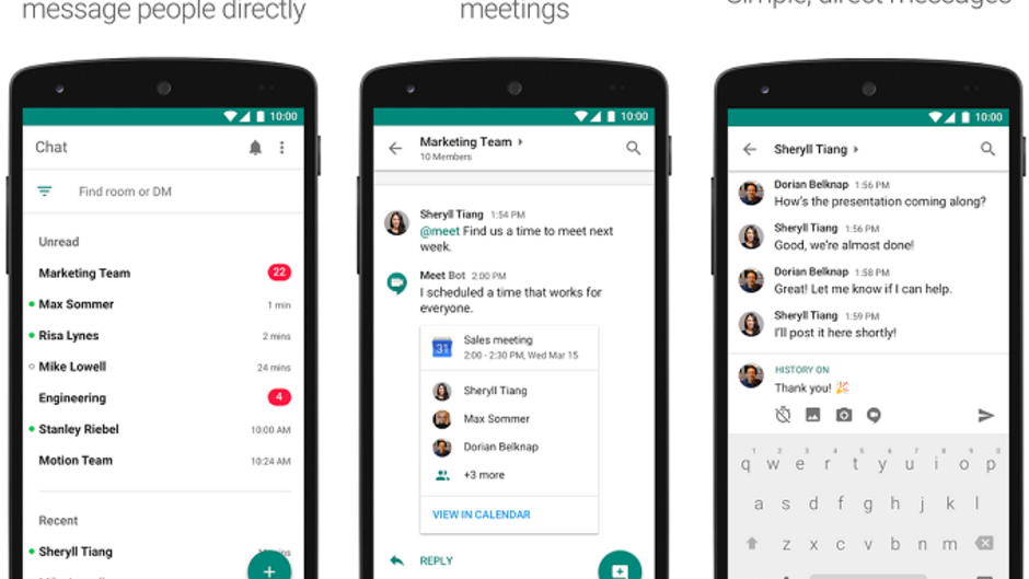 Google is bringing its Smart Reply to the Hangouts Chat app to save ...