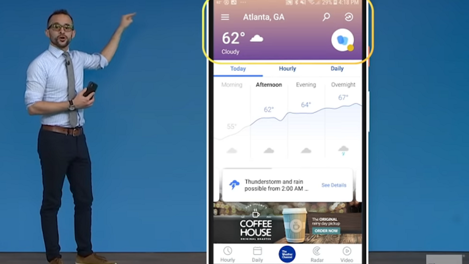 Android version of The Weather Channel is updated with new UI - PhoneArena