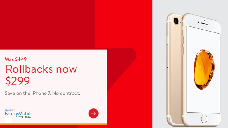 Deal: iPhone 7 is pretty cheap with a Walmart Family Mobile prepaid ...