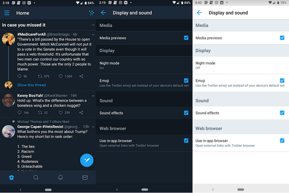 Improved Dark mode coming to Twitter - PhoneArena