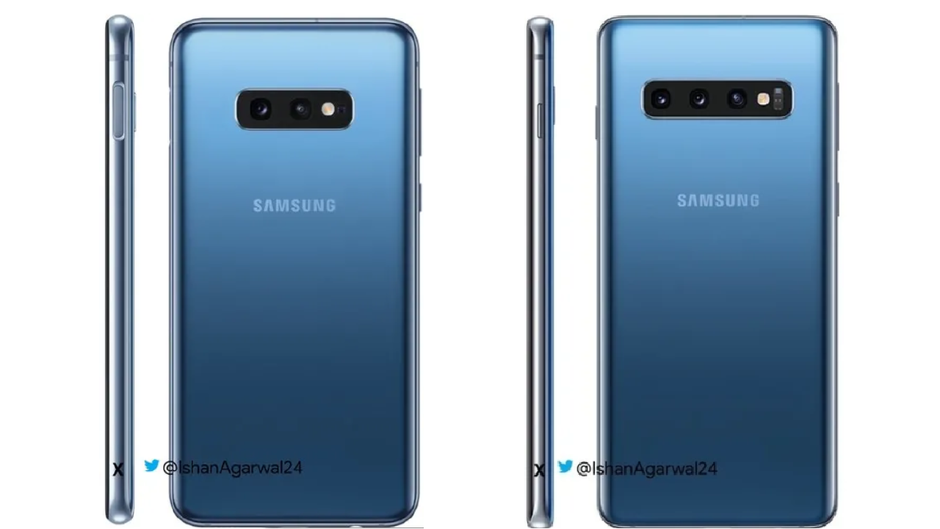 Latest Galaxy S10 & Galaxy S10e press renders showcase blue finish ...