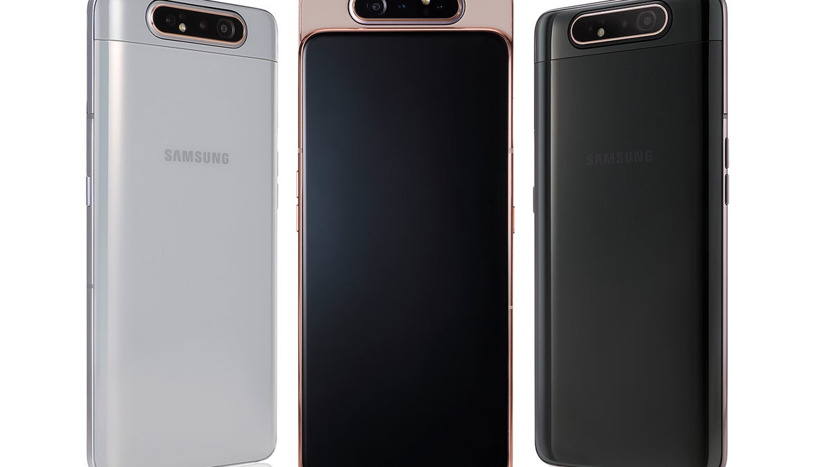 Samsung pops out the 'New Infinity' Galaxy A80 and pops up its rotating ...