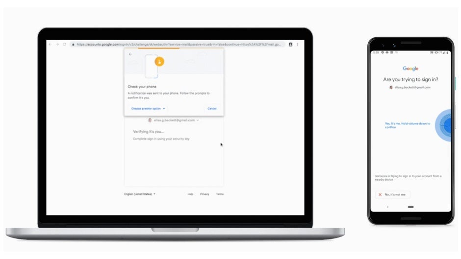 Google improves two-step verification by turning your Android phone ...