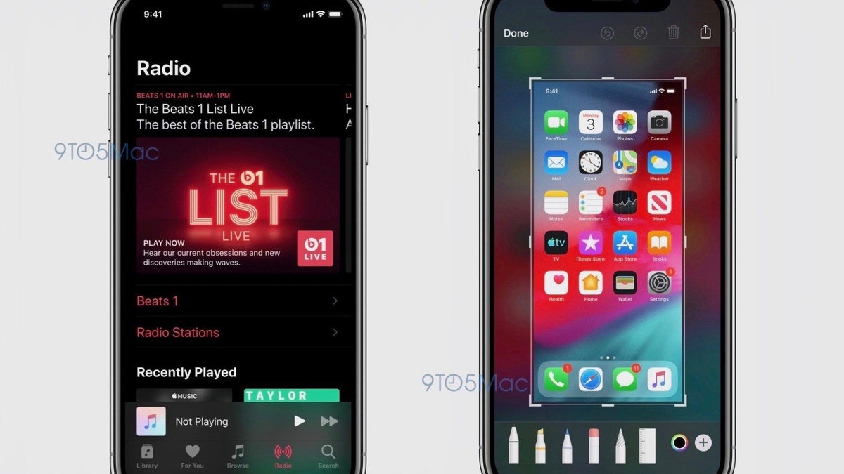 Leaked iOS 13 screenshots showcase Dark Mode, updated apps - PhoneArena