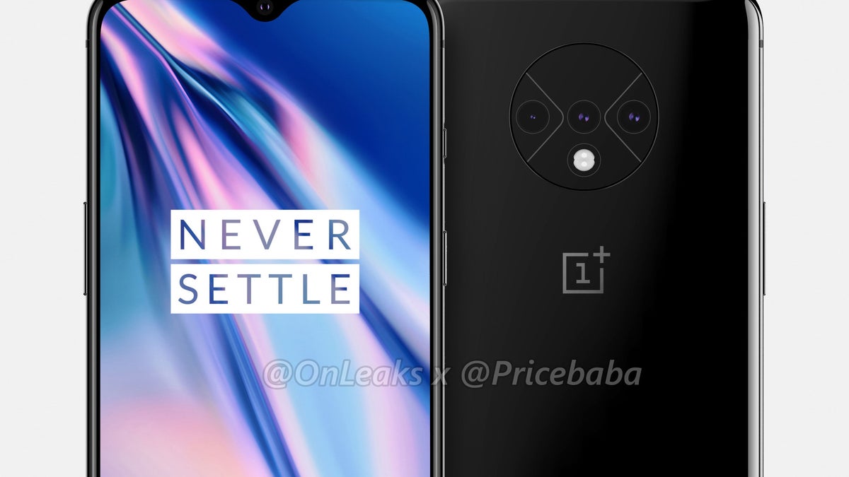 OnePlus 7T Leaks With Huge Rear Camera Module Familiar Front PhoneArena oneplus-7t-leaks-with-huge-rear-camera-module-familiar-front-phonearena