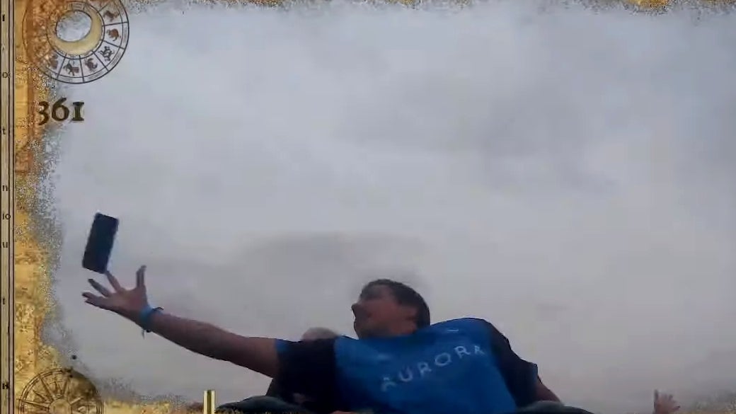 Great save! Falling iPhone X gets caught mid-air on a roller coaster ...