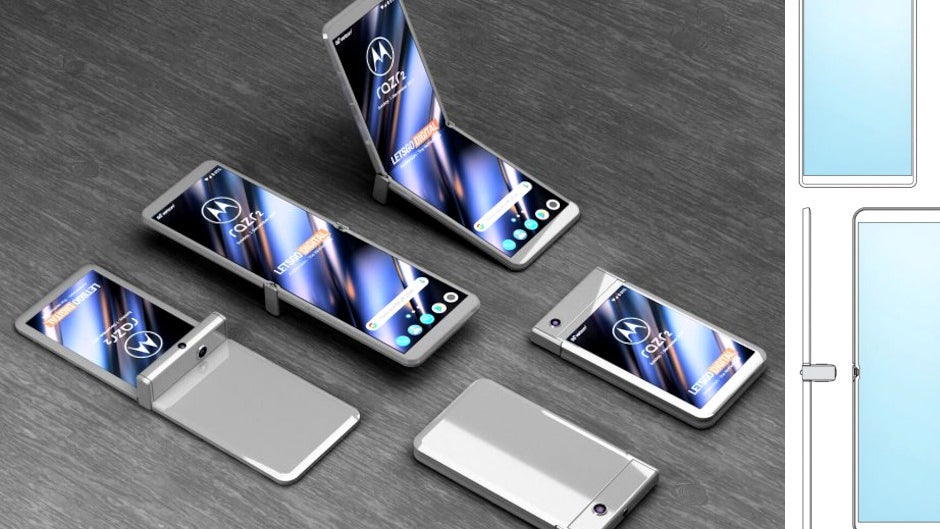 Motorola depicts a foldable Razr with modular attachments - PhoneArena