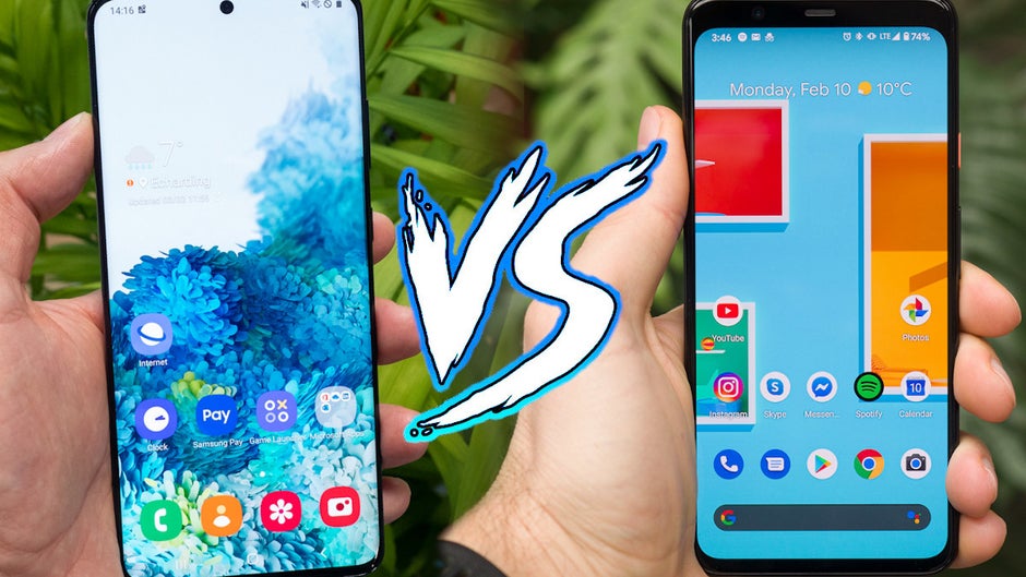 Samsung Galaxy S20 Ultra vs Google Pixel 4 XL: specs, size and design ...