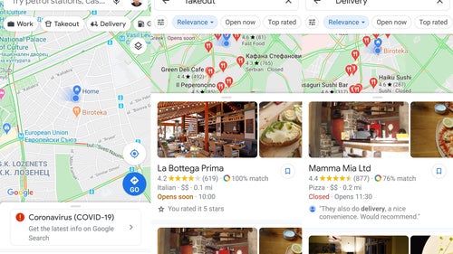 New Google Maps feature will help you get food delivered to your door ...
