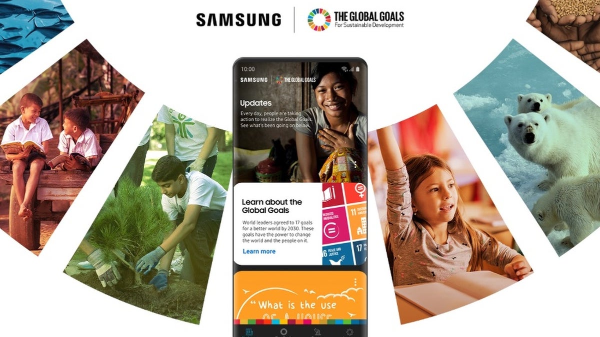 Samsung Global Goals app helps Galaxy users make the world better ...