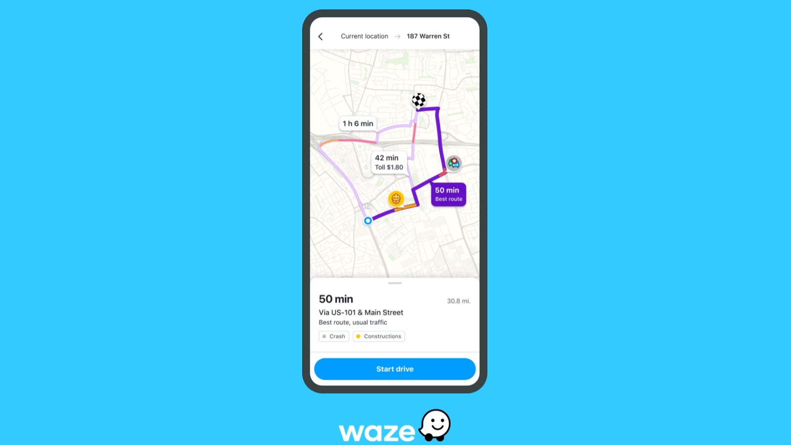 Waze redesigns pre-drive screens on Android and iOS - PhoneArena
