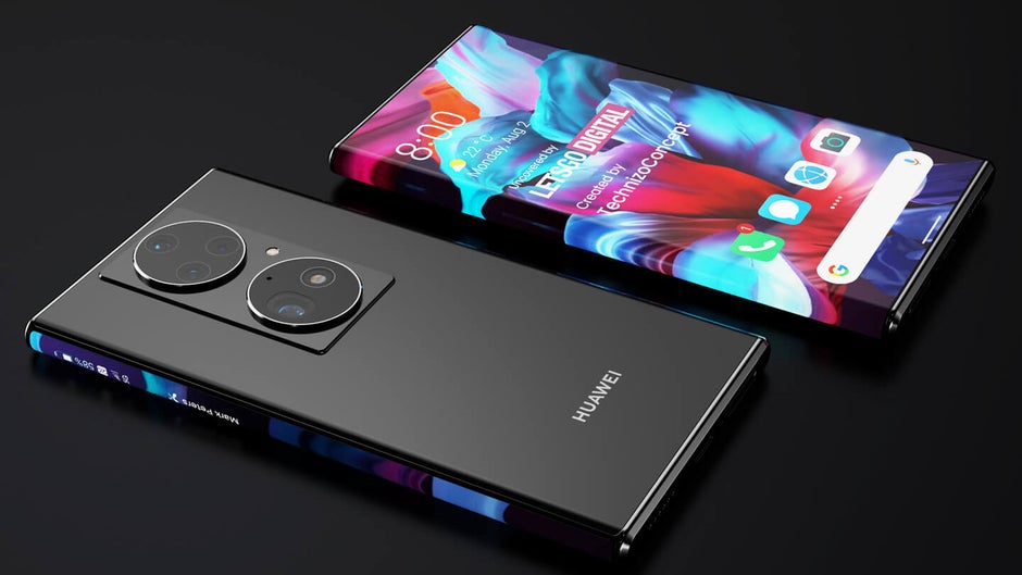 Huawei patents phone with curved 'Arc Display' and under-display selfie ...