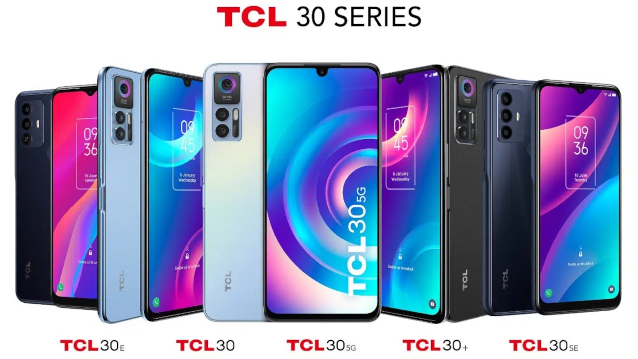 TCL goes all out on affordability, five new 30-series phones, three ...