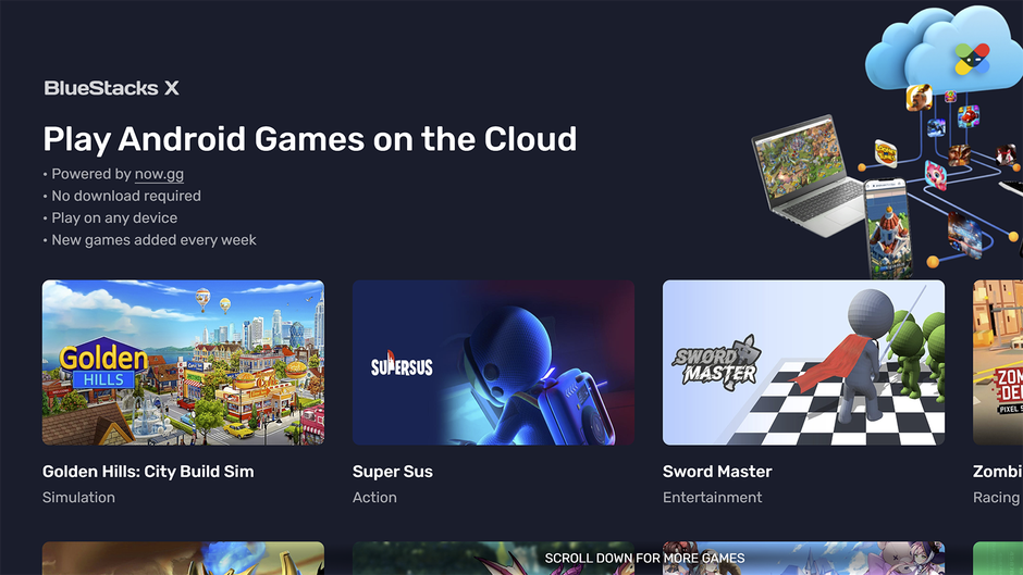 Free BlueStacks X cloud service lets you stream Android games on your ...