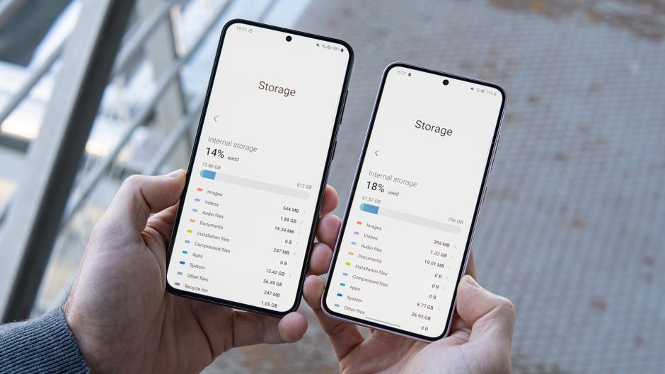 No, the operating system on the new Galaxy S23 Ultra does not take up ...