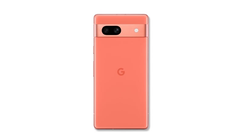Google Pixel 7a image leaks showing a new Orange/Coral color variant ...