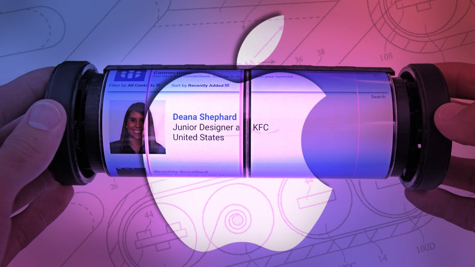 So, what about an iPhone with an amazing screen that rolls up like a ...