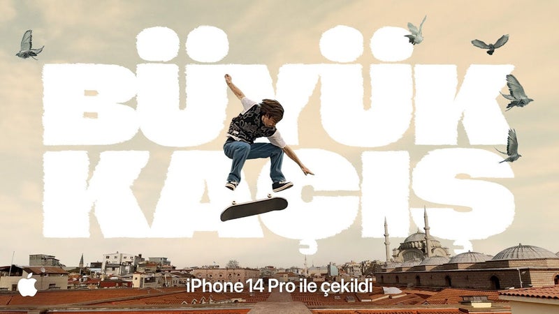 Skating with the iPhone 14 Pro in Istanbul: stunning cinematic ad from ...