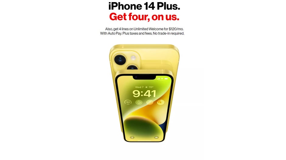 Scoop four free Verizon iPhones with unlimited 5G data plan for just ...
