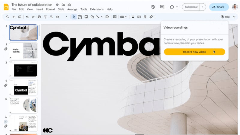 Google Slides update adds recording feature - PhoneArena