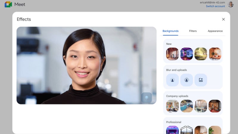 Google Meet introduces video effects, lighting improvements in latest ...