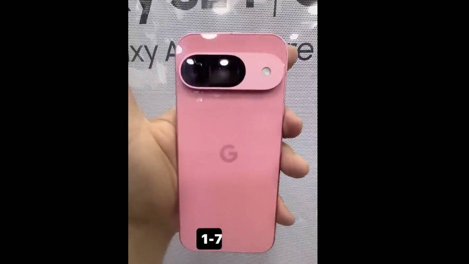 Pixel 9 looks swoon-worthy in pink paint job in leaked hands-on video ...
