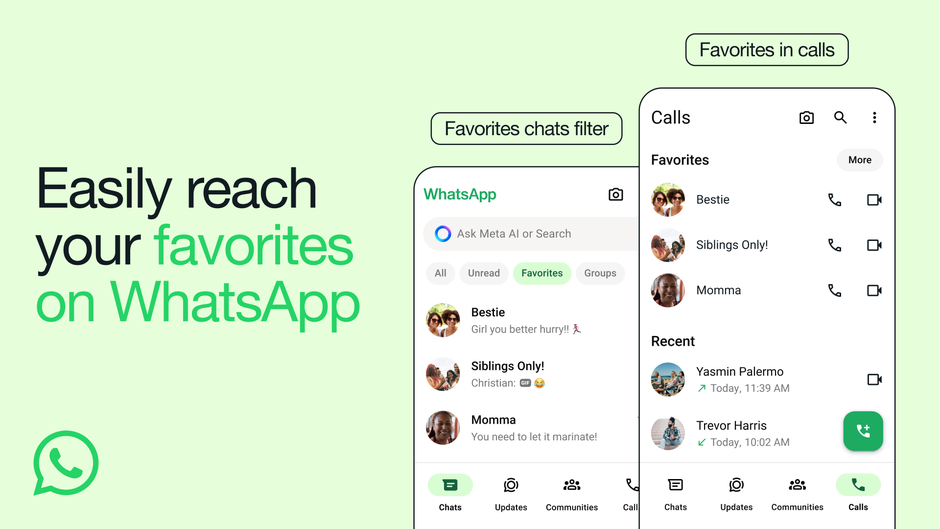 WhatsApp now lets you favorite chats and group conversations - PhoneArena