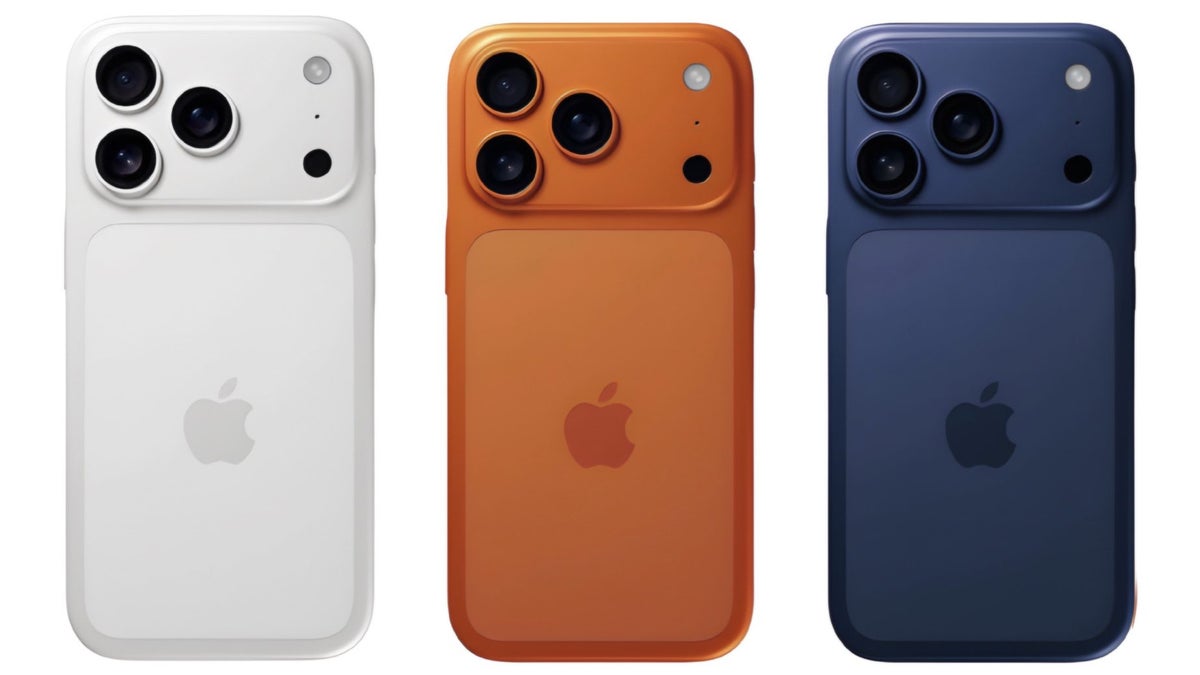 Leaked image shows off new iPhone 17 Pro colors, including the orange option - PhoneArena