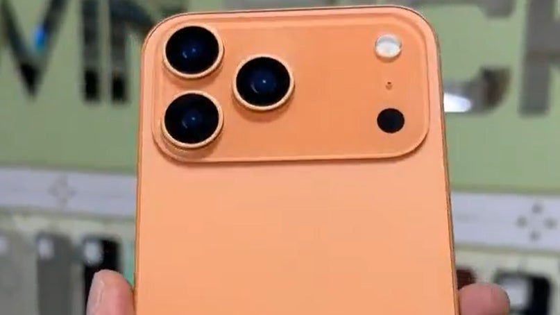 New orange iPhone 17 Pro looks like a head-turner, but perhaps not for ...