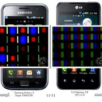 LG Optimus 2X and Samsung Galaxy S screens put under a microscope ...