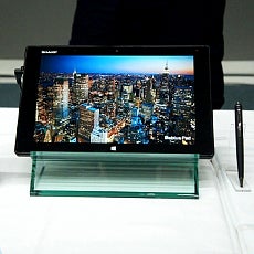 Sharp flaunts 10" Mebius Pad: waterproof Win 8 tablet with IGZO screen ...