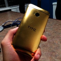 HTC One in 24K gold hands-on | PhoneArena reviews - PhoneArena