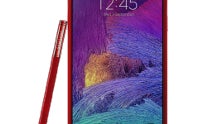 There's a fiery "Velvet Red" color version of the Galaxy Note 4, good ...