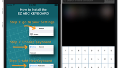 EZ ABC keyboard is a new and intuitive text entry tool for your iPhone ...
