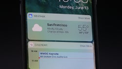 Check out the new iOS 10 lock screen: lots of widgets, rich ...