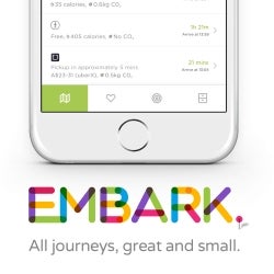 Embark is a smart public transportation app that covers 60 cities and ...