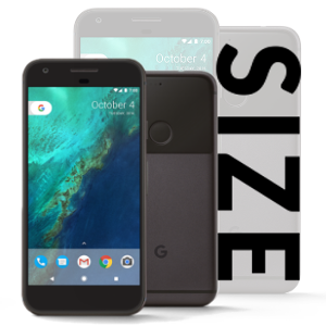 Google Pixel and Pixel XL size comparison versus iPhone 7, 7 Plus ...