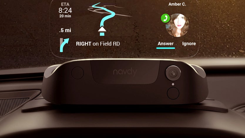 Navdy outs the first 'Augmented Driving' HUD device for your car # ...