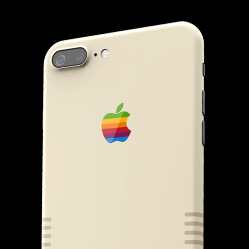 Custom-painted iPhone 7 Plus gives off vintage Mac vibes, costs 2 grand ...