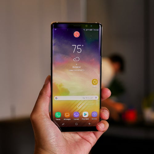 FYI: The screen of Samsung's Galaxy Note 8 has a default resolution of ...